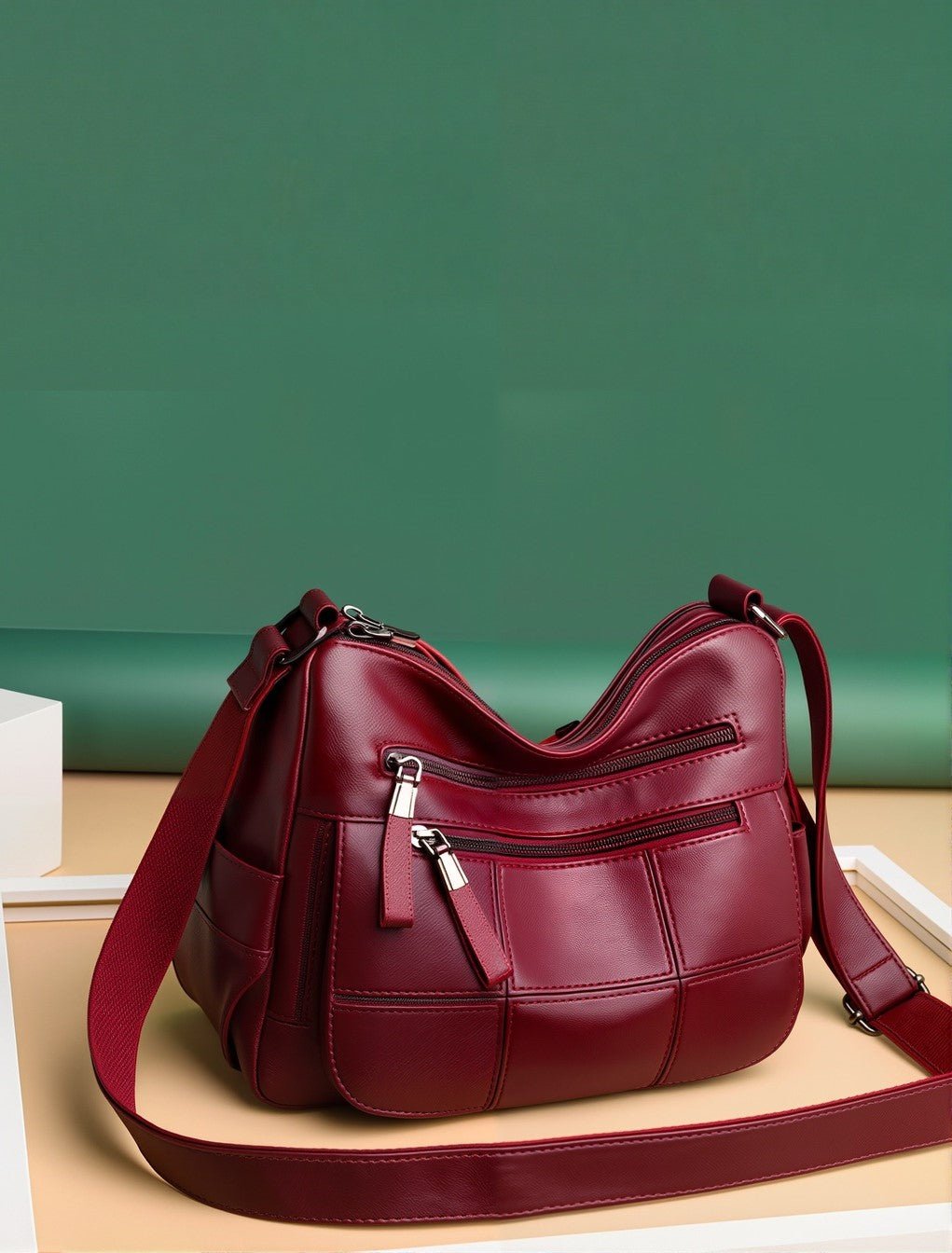 The Clara Women's Vegan Leather Crossbody Bag – Rose&Josie