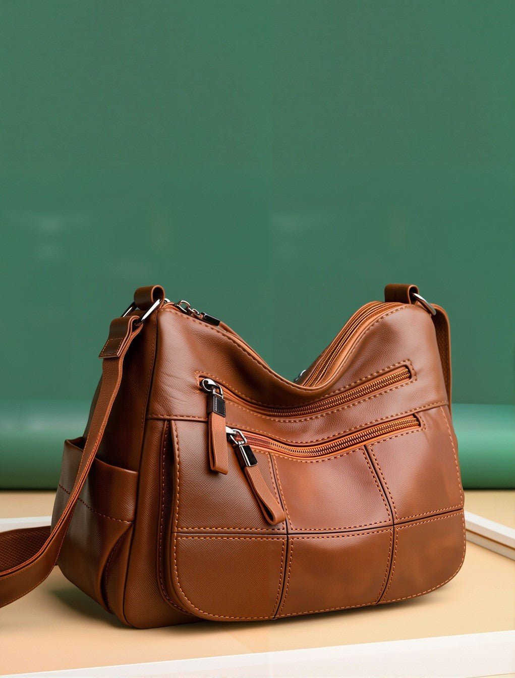 The Clara Women's Vegan Leather Crossbody Bag – Rose&Josie