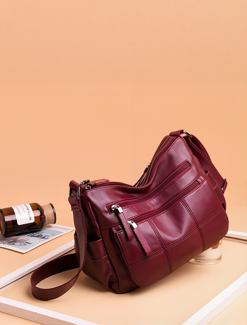 The Clara Women's Vegan Leather Crossbody Bag – Rose&Josie